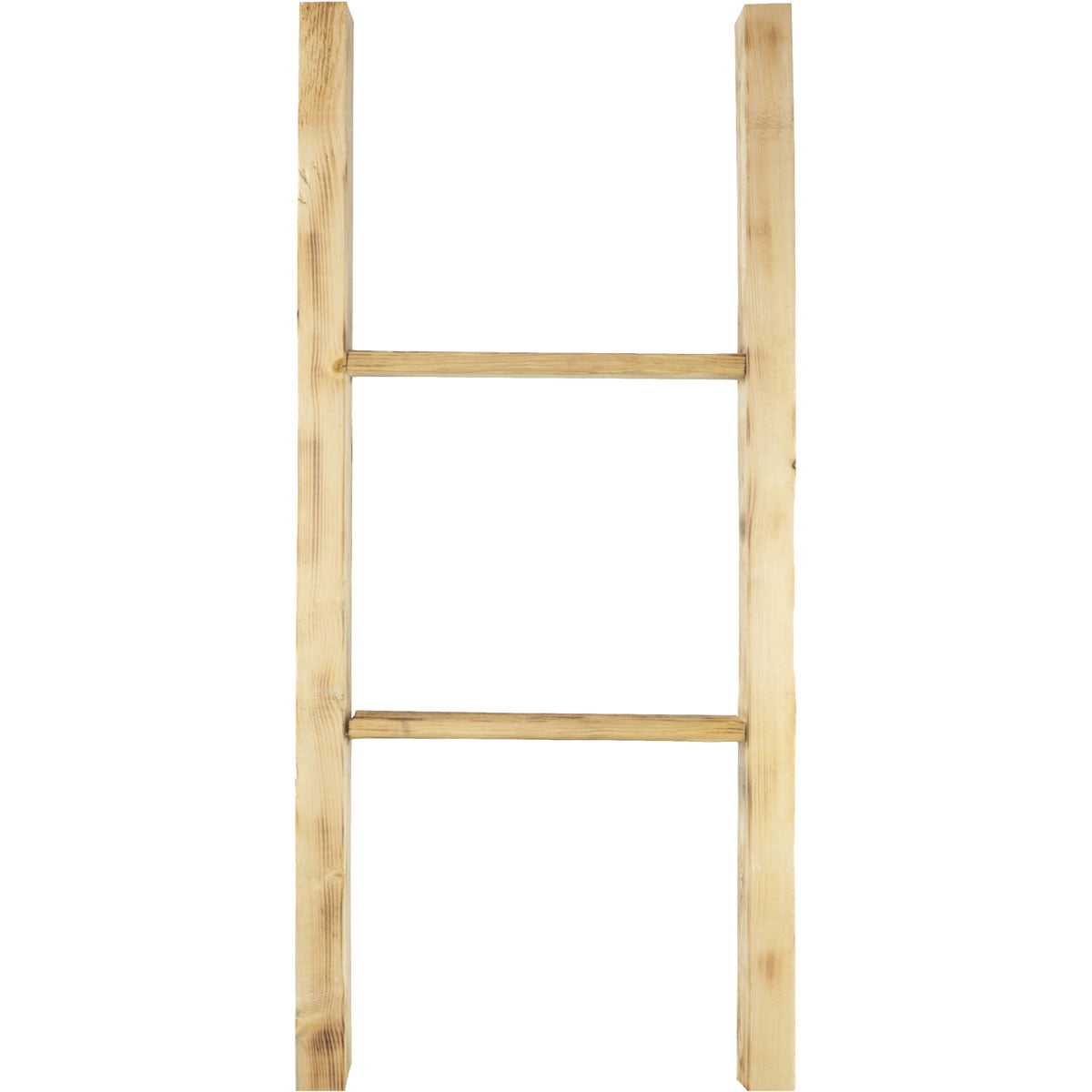 Ekena Millwork 15"W x 36"H x 3 1/2"D Vintage Farmhouse 2 Rung Ladder ...