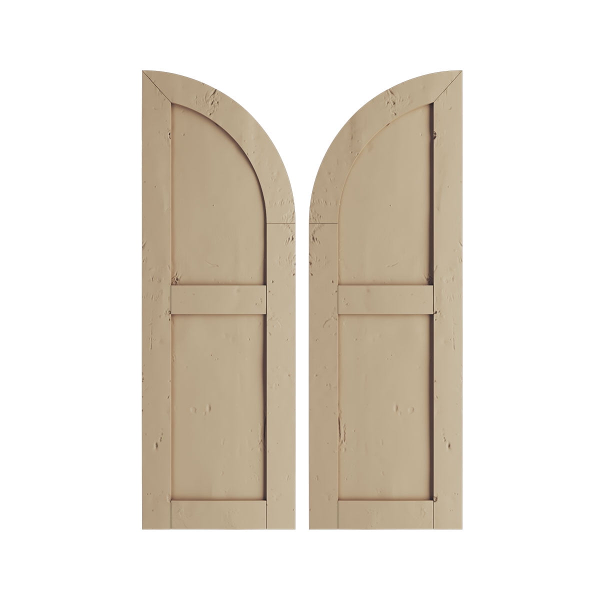 Ekena Millwork 15"W x 50"H (35" Low Side) Timberthane Knotty Pine Two ...
