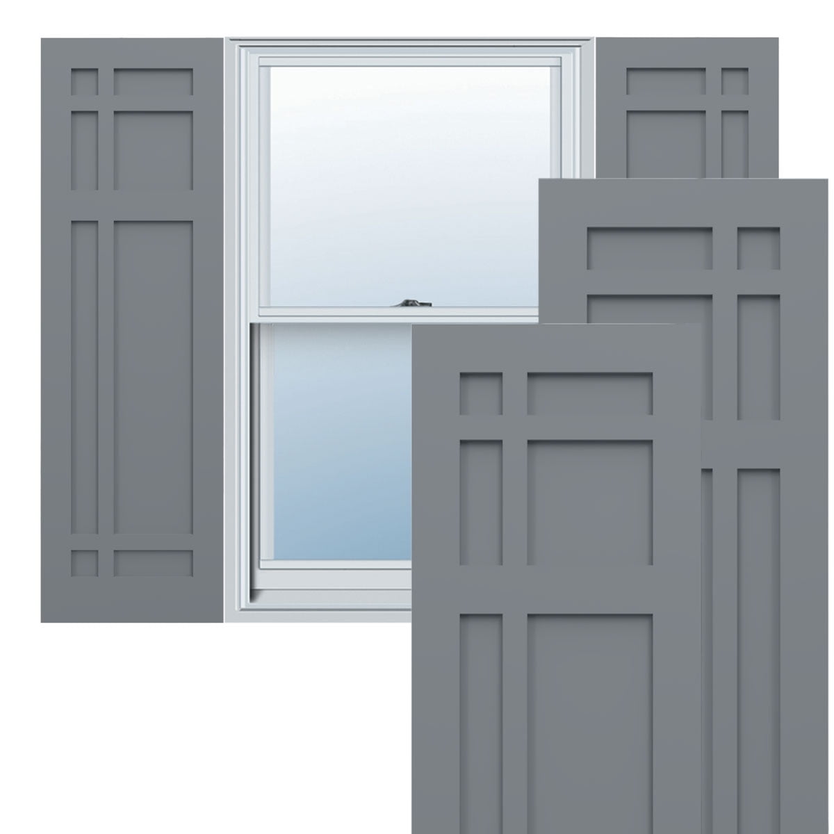 Ekena Millwork 15"W x 65"H True Fit PVC San Juan Capistrano Mission ...
