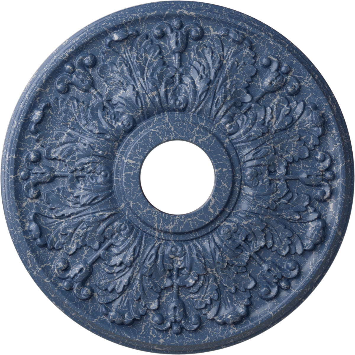 Ekena Millwork 16 1/2"OD x 3 5/8"ID x 1 1/8"P Apollo Ceiling Medallion ...