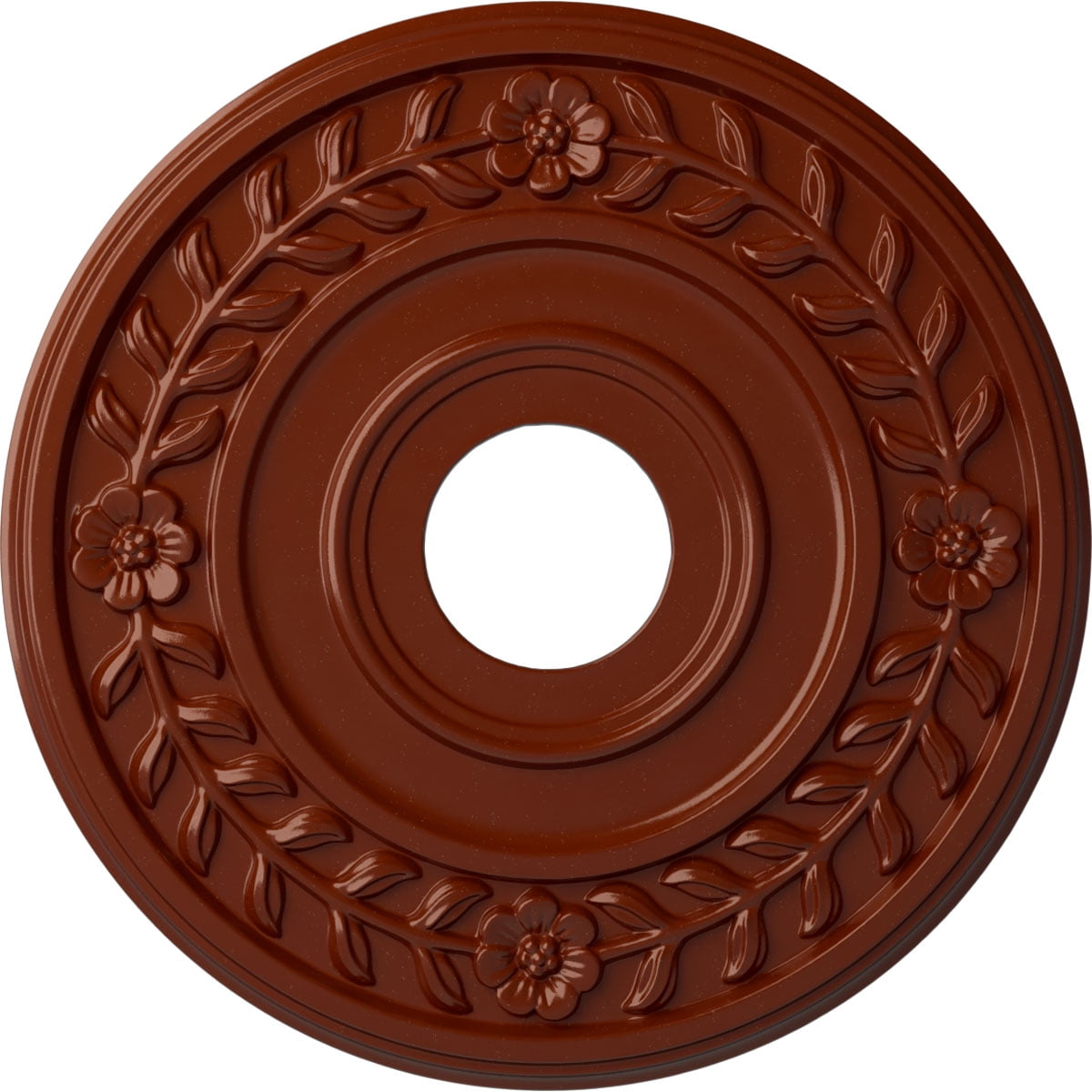 Ekena Millwork 16 1/4"OD x 3 5/8"ID x 1"P Wreath Ceiling Medallion ...