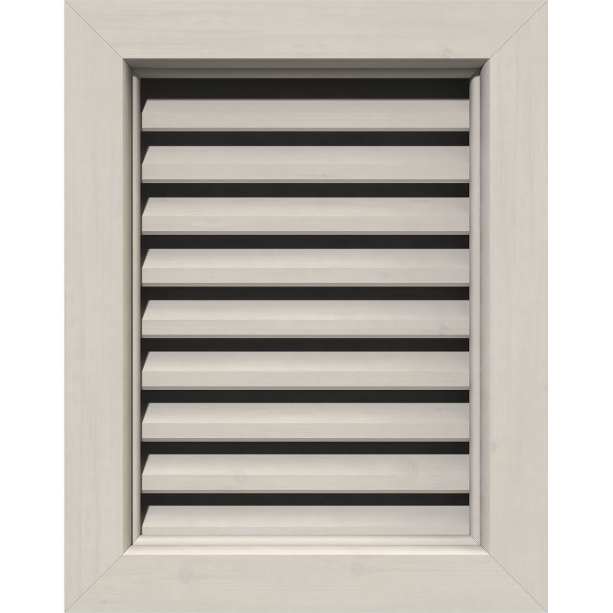 Ekena Millwork 16"W x 36"H Rectangle Gable Vent (21"W x 41"H Frame Size ...