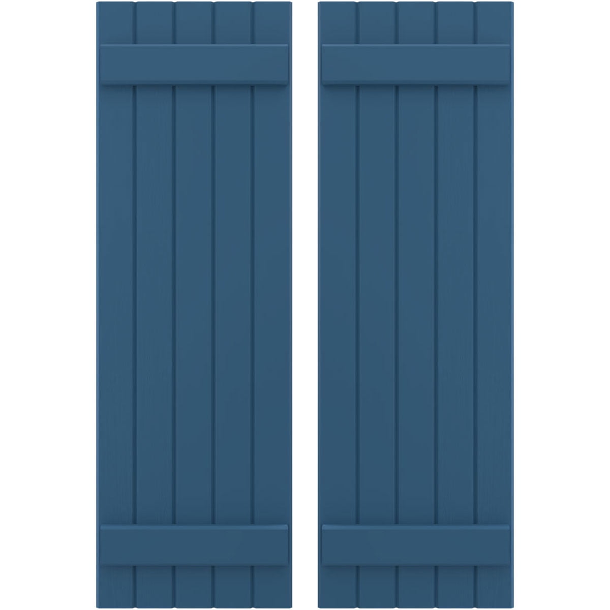 Ekena Millwork 17 1/2"W x 39"H Americraft Five Board (2 Batten ...