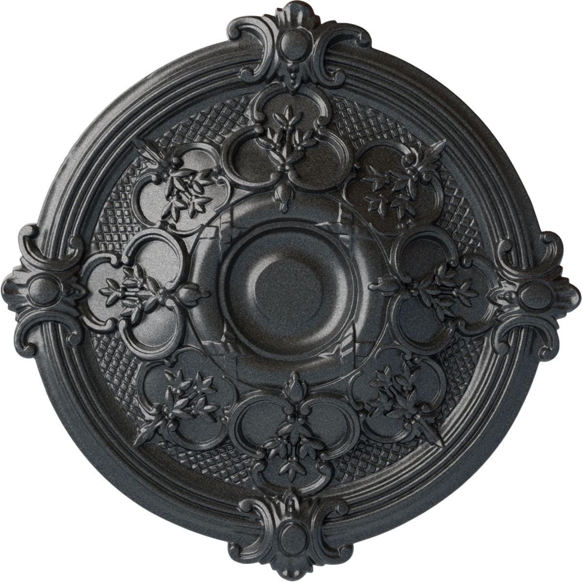 Ekena Millwork 17 3/8"OD x 1 3/4"P Hamilton Ceiling Medallion (Fits ...