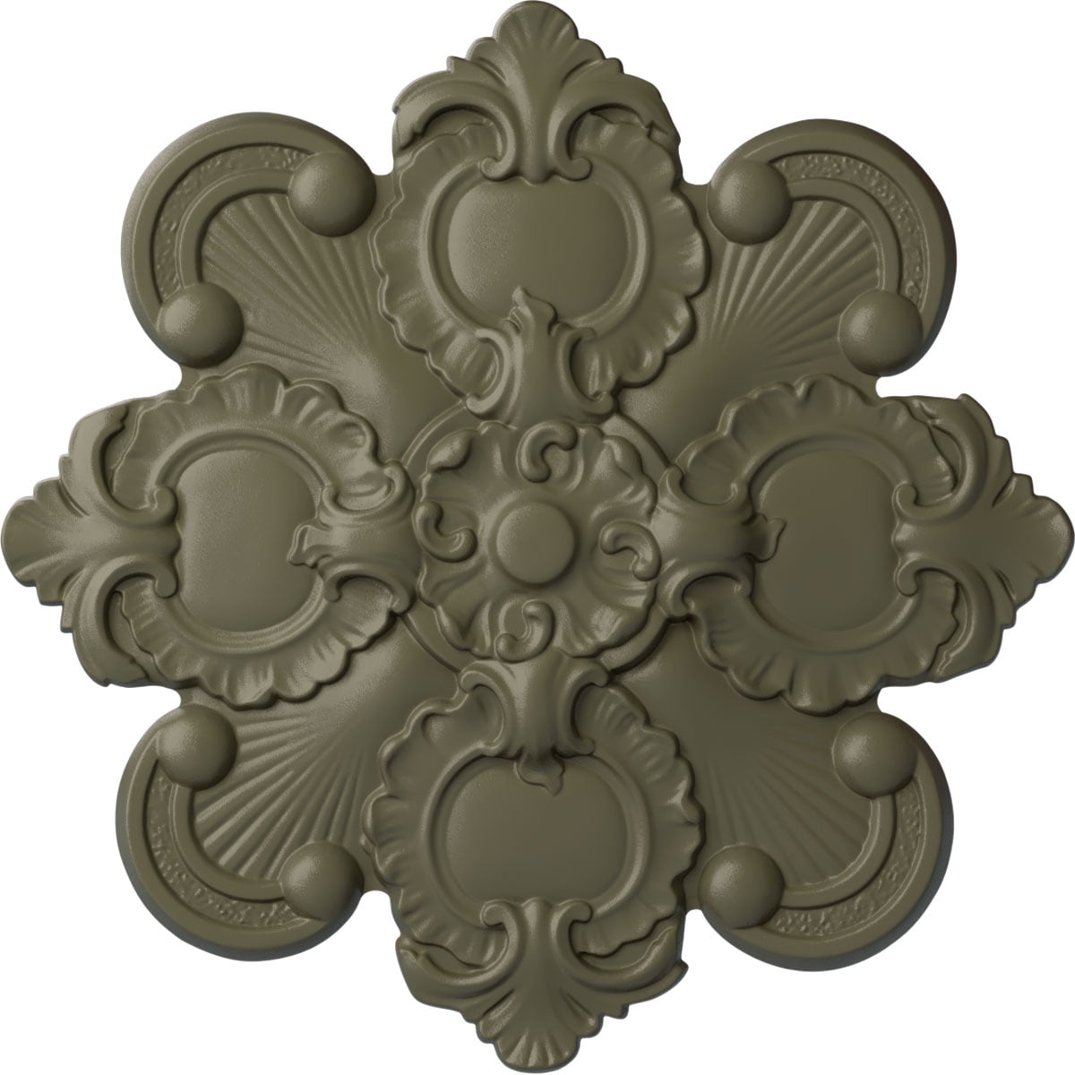 Ekena Millwork 18 1/8"OD x 1 1/4"P Katheryn Ceiling Medallion, Hand ...