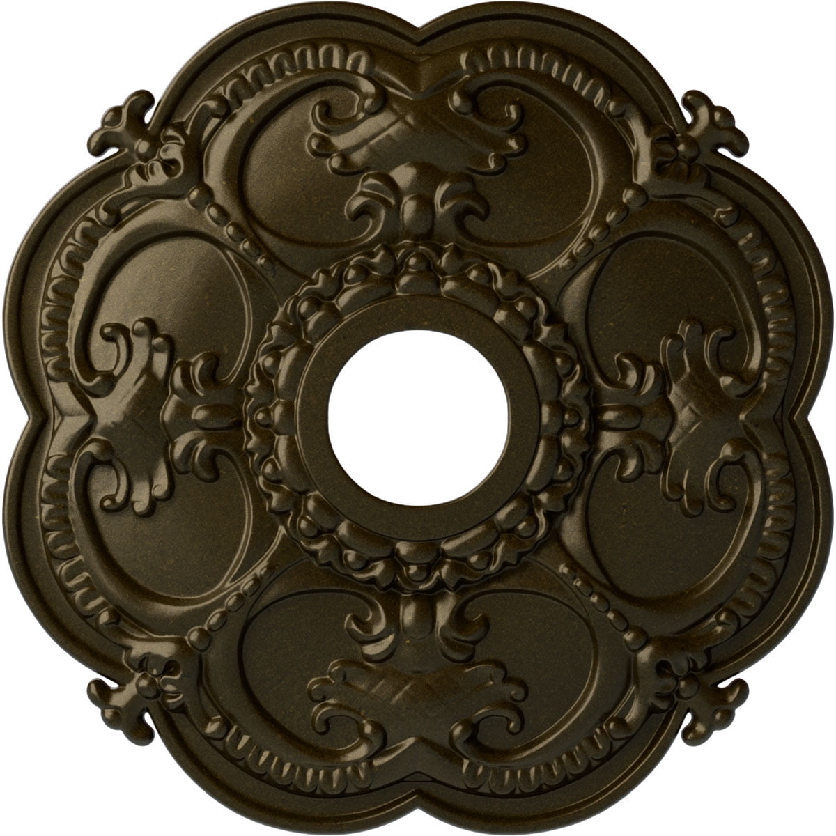 Ekena Millwork 18"OD x 3 1/2"ID x 1 1/2"P Rotherham Ceiling Medallion ...