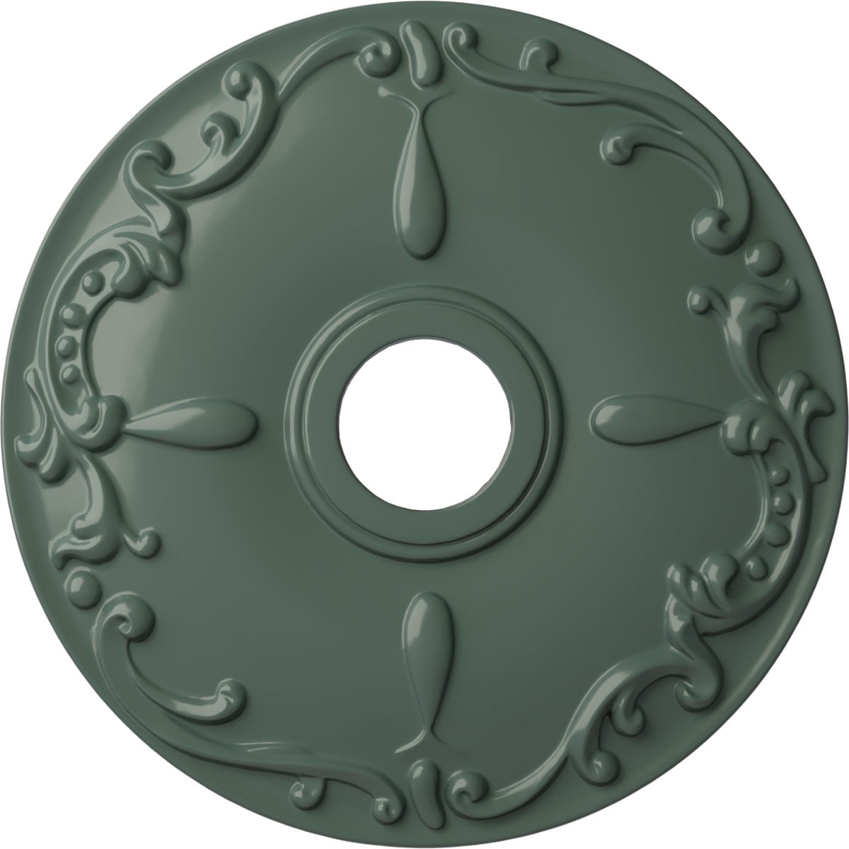 Ekena Millwork 18"OD x 3 1/2"ID x 1 1/4"P Kent Ceiling Medallion (Fits ...