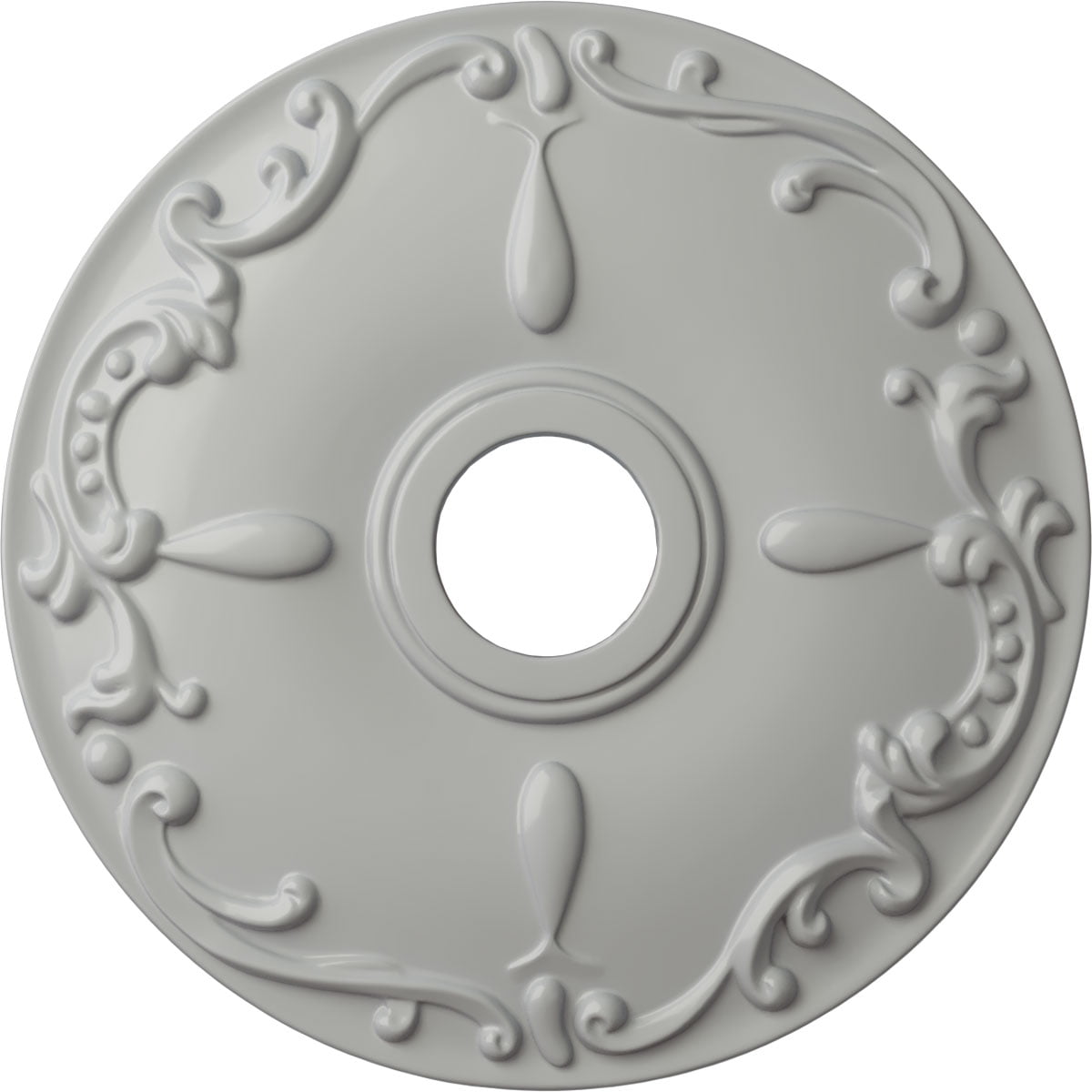 Ekena Millwork 18"OD x 3 1/2"ID x 1 1/4"P Kent Ceiling Medallion (Fits ...