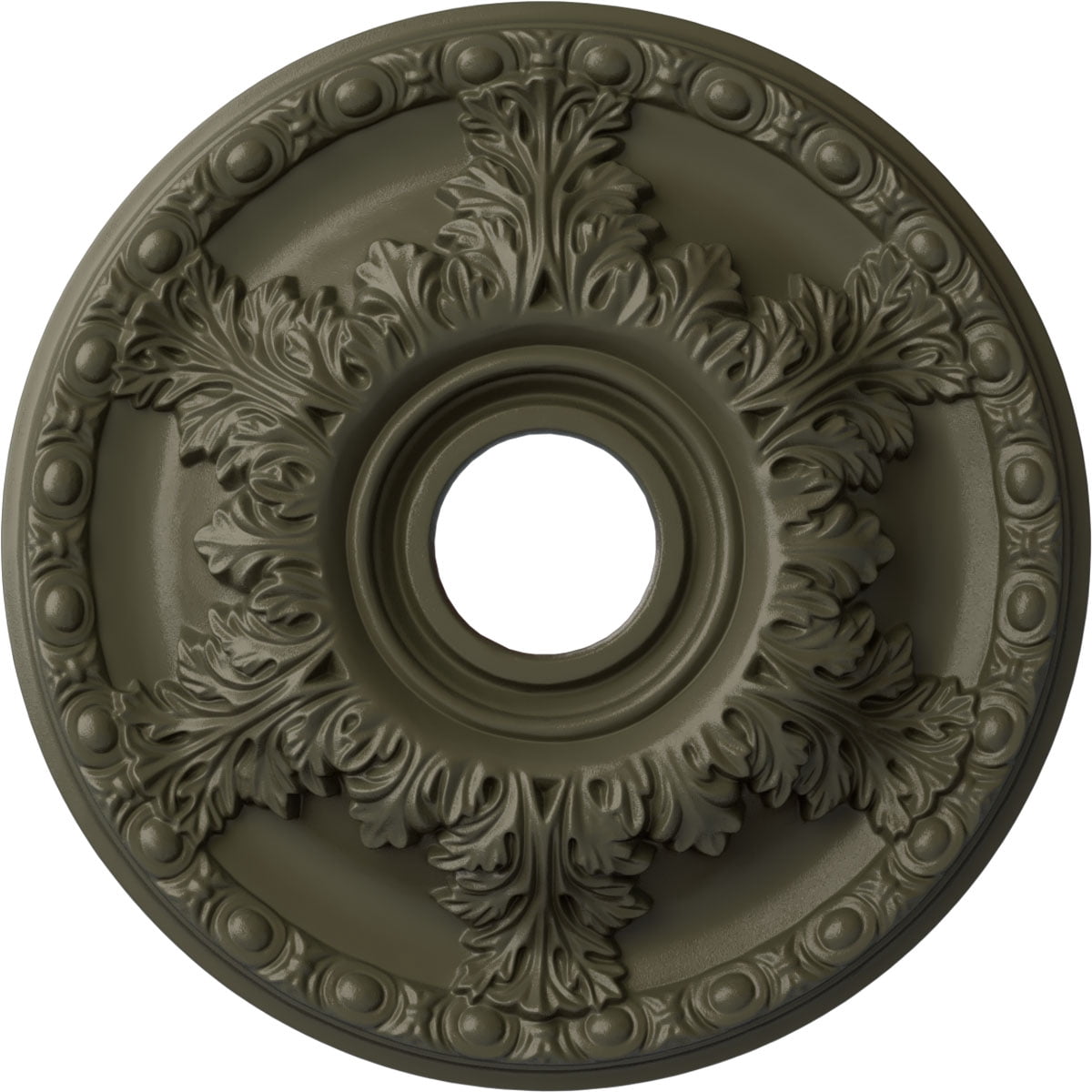Ekena Millwork 18"OD x 3 1/2"ID x 2 1/2"P Granada Ceiling Medallion ...