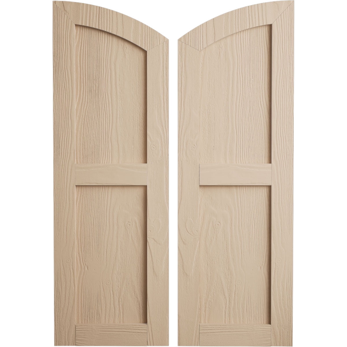 Ekena Millwork 18"W x 48"H (42" Low Side) Timberthane Sandblasted Two ...