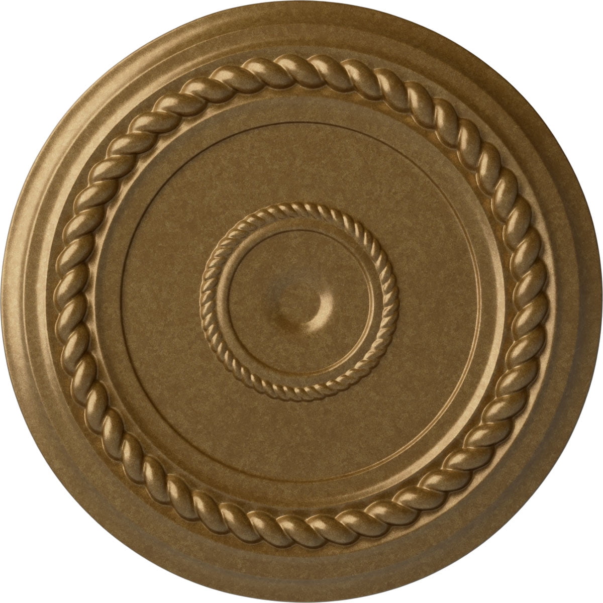 Ekena Millwork 19 5/8"OD x 1 1/2"P Alexandria Rope Ceiling Medallion ...