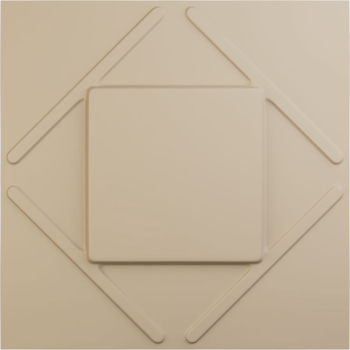 Ekena Millwork 19 5/8"W x 19 5/8"H Aubrey EnduraWall Decorative 3D Wall ...