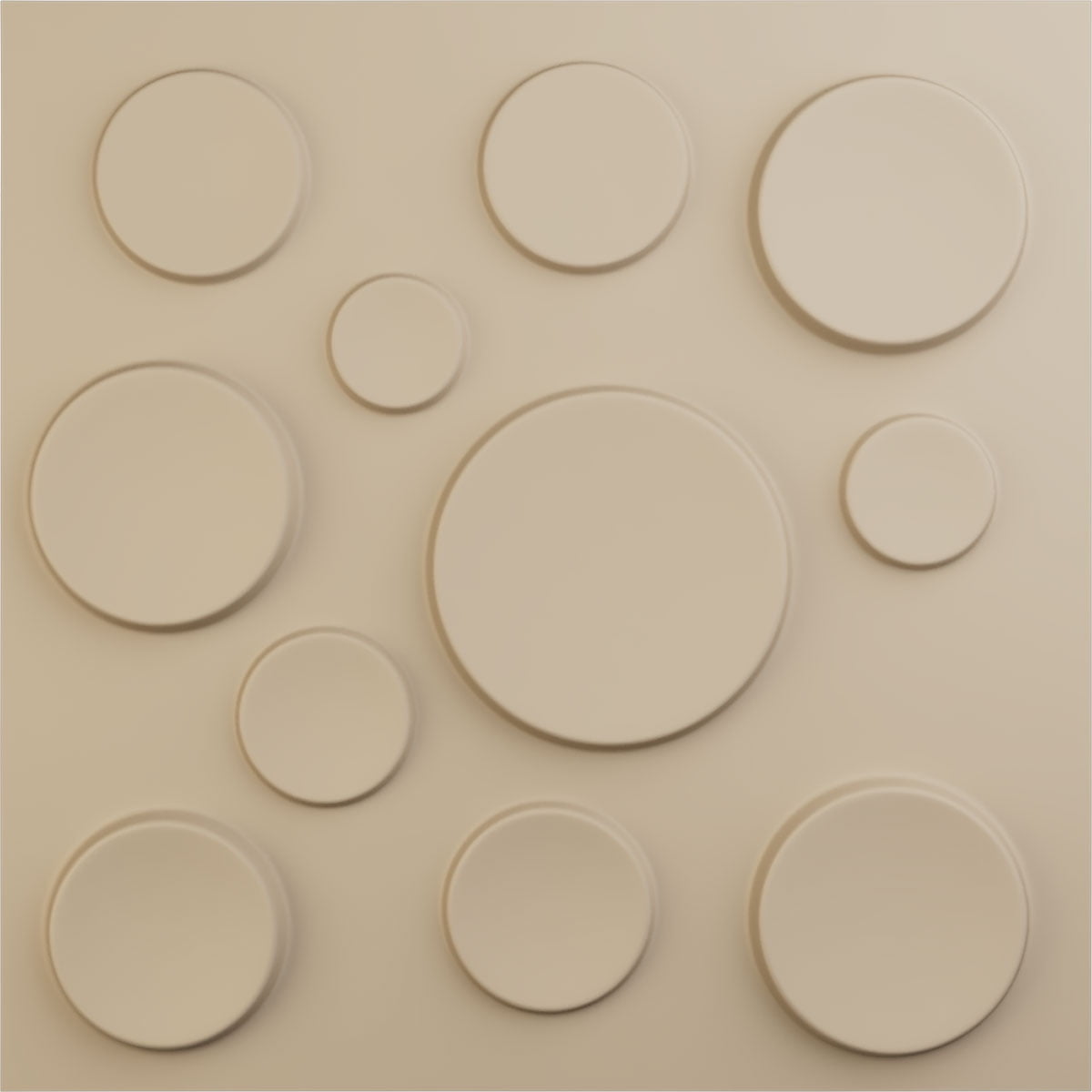 Ekena Millwork 19 5/8"W x 19 5/8"H Cosmo EnduraWall Decorative 3D Wall ...