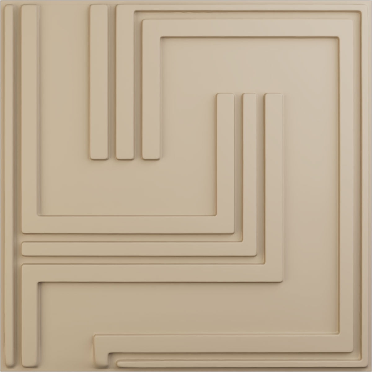 Ekena Millwork 19 5/8"W x 19 5/8"H Geometric EnduraWall Decorative 3D ...