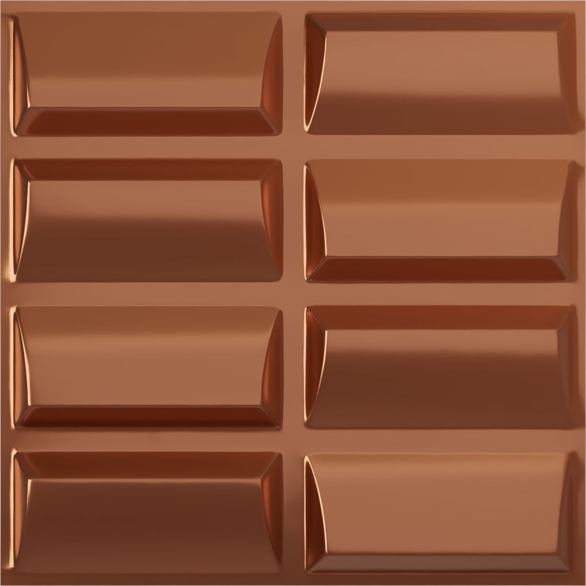 19 5/8"W x 19 5/8"H Robin EnduraWall Decorative 3D Wall Panel, Bright ...