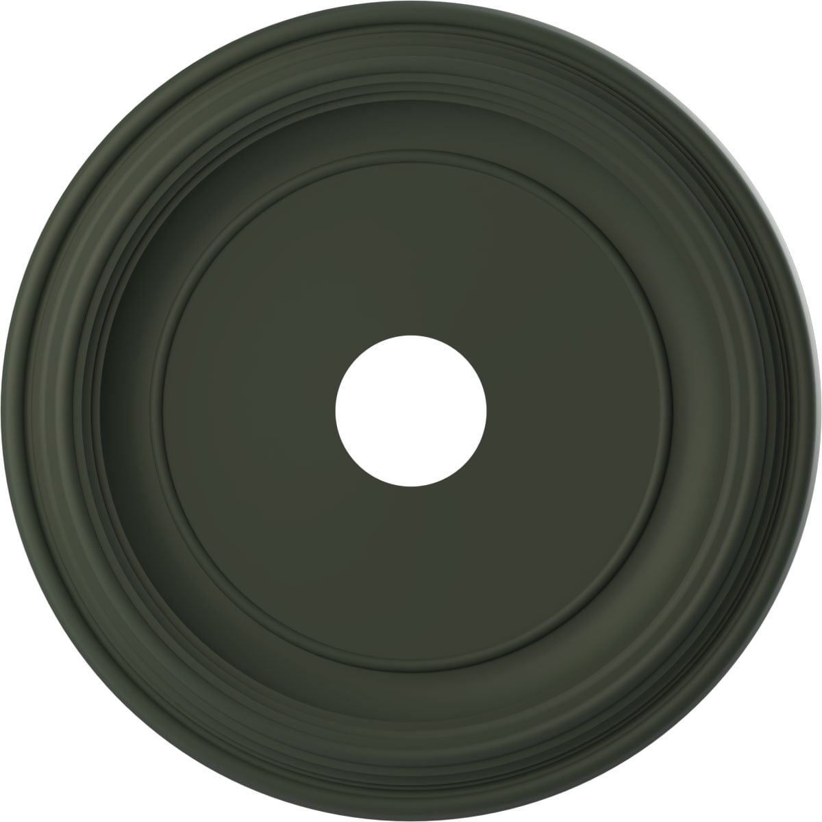 Ekena Millwork 19"OD x 3 1/2"ID x 1 1/2"P Traditional Thermoformed PVC ...