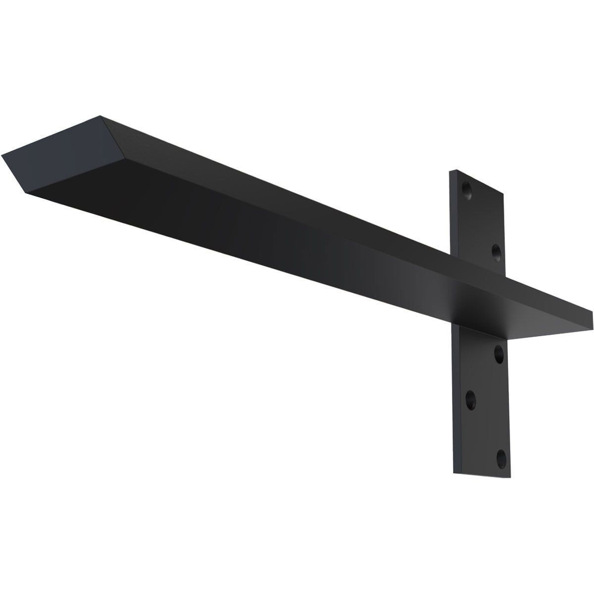 Ekena Millwork 2 1/2"W x 16"D Floating Steel Heavy Duty Wall Mount ...