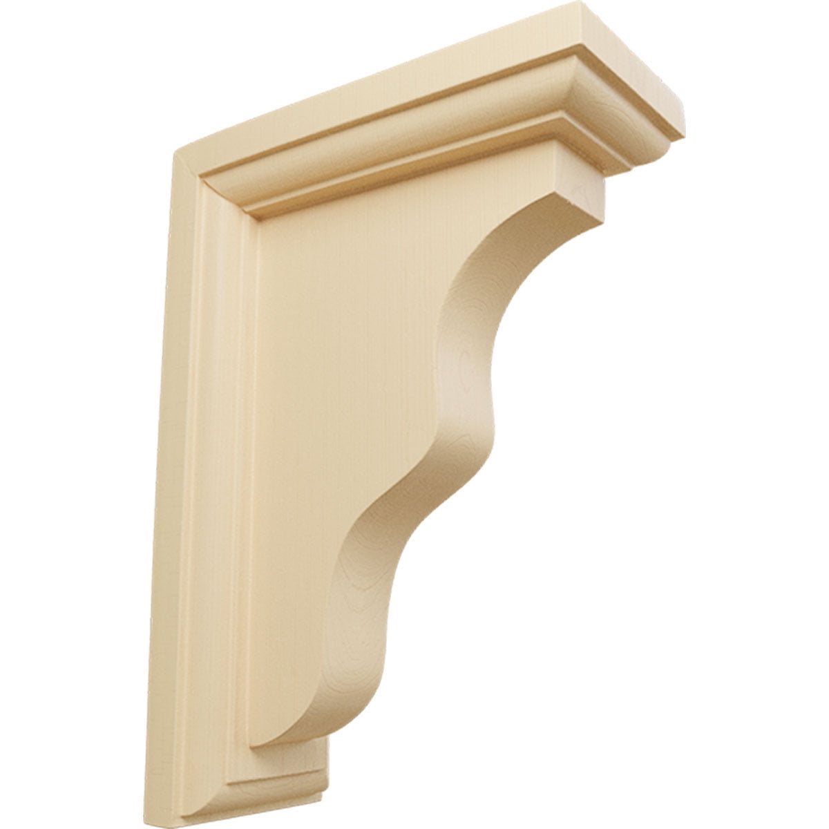 Ekena Millwork 2 1/4"W x 5"D x 7"H Hamilton Traditional Bracket, Maple ...