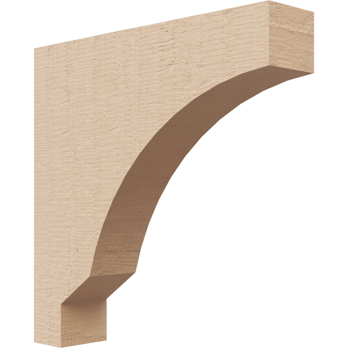 2"W x 10"D x 10"H Thin Moab Rough Cedar Woodgrain TimberThane Corbel ...