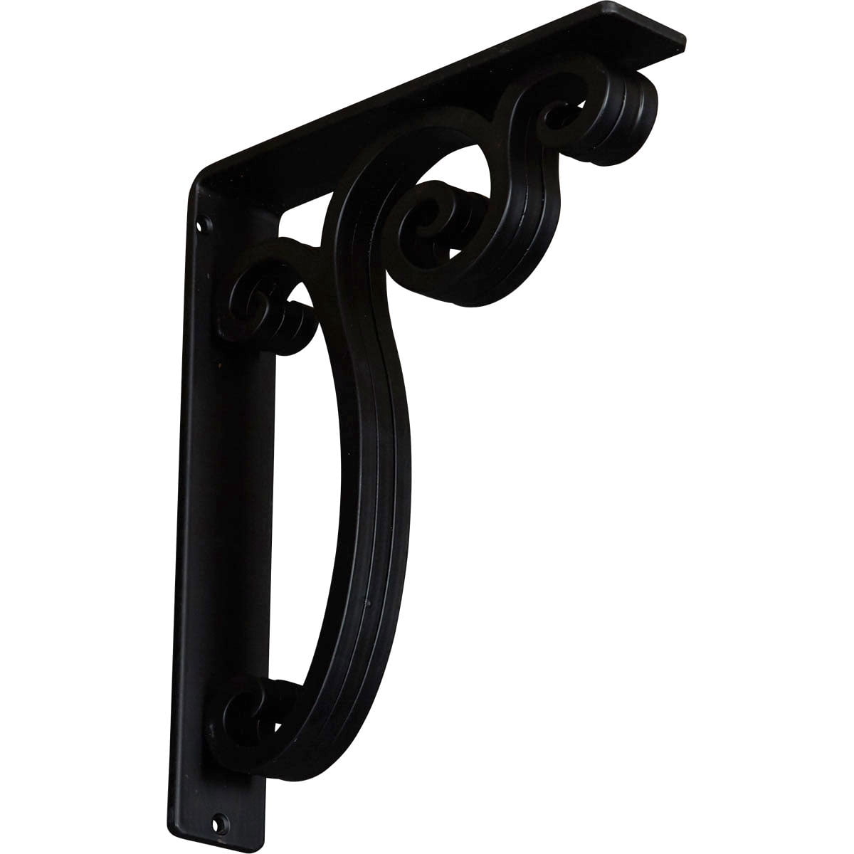Ekena Millwork 2"W x 10"D x 12"H Avery Wrought Iron Bracket, (Triple ...
