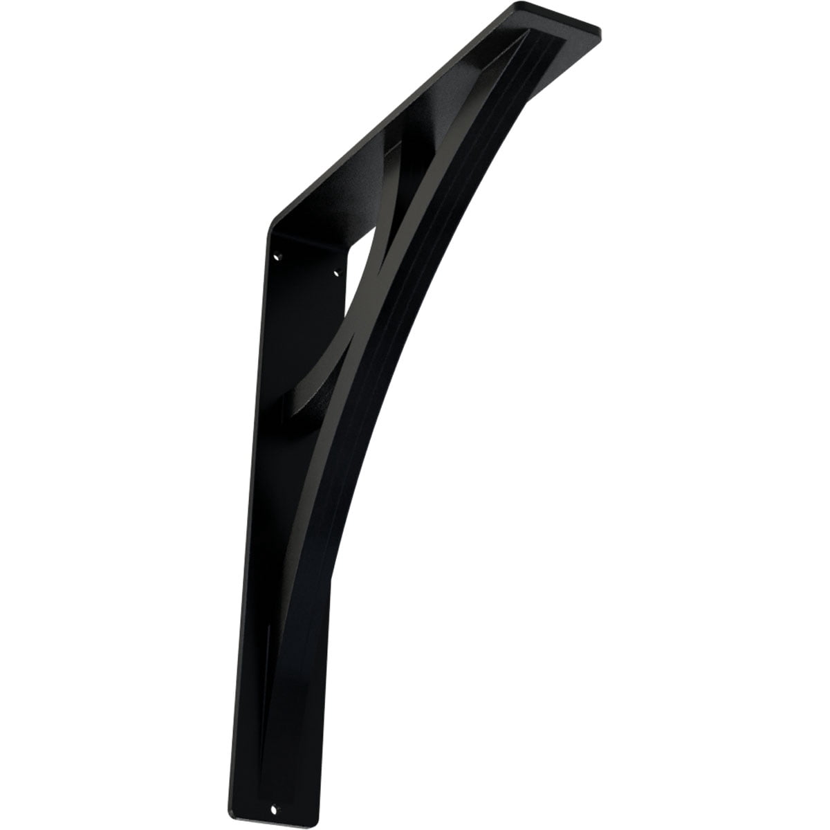 Ekena Millwork 2"W x 10"D x 12"H Galveston Wrought Iron Bracket ...