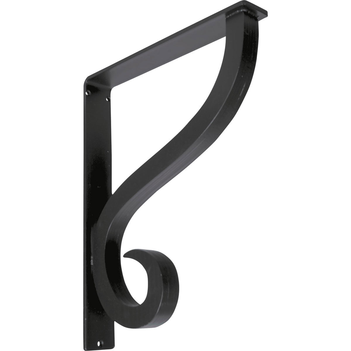 Ekena Millwork 2"W x 12"D x 15"H Ashford Triple, Wrought Iron Bracket ...