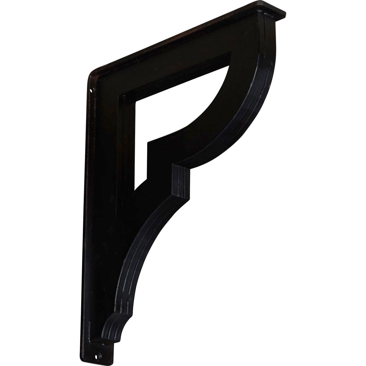 Ekena Millwork 2"W x 12"D x 15"H Bradford Wrought Iron Bracket, (Triple ...