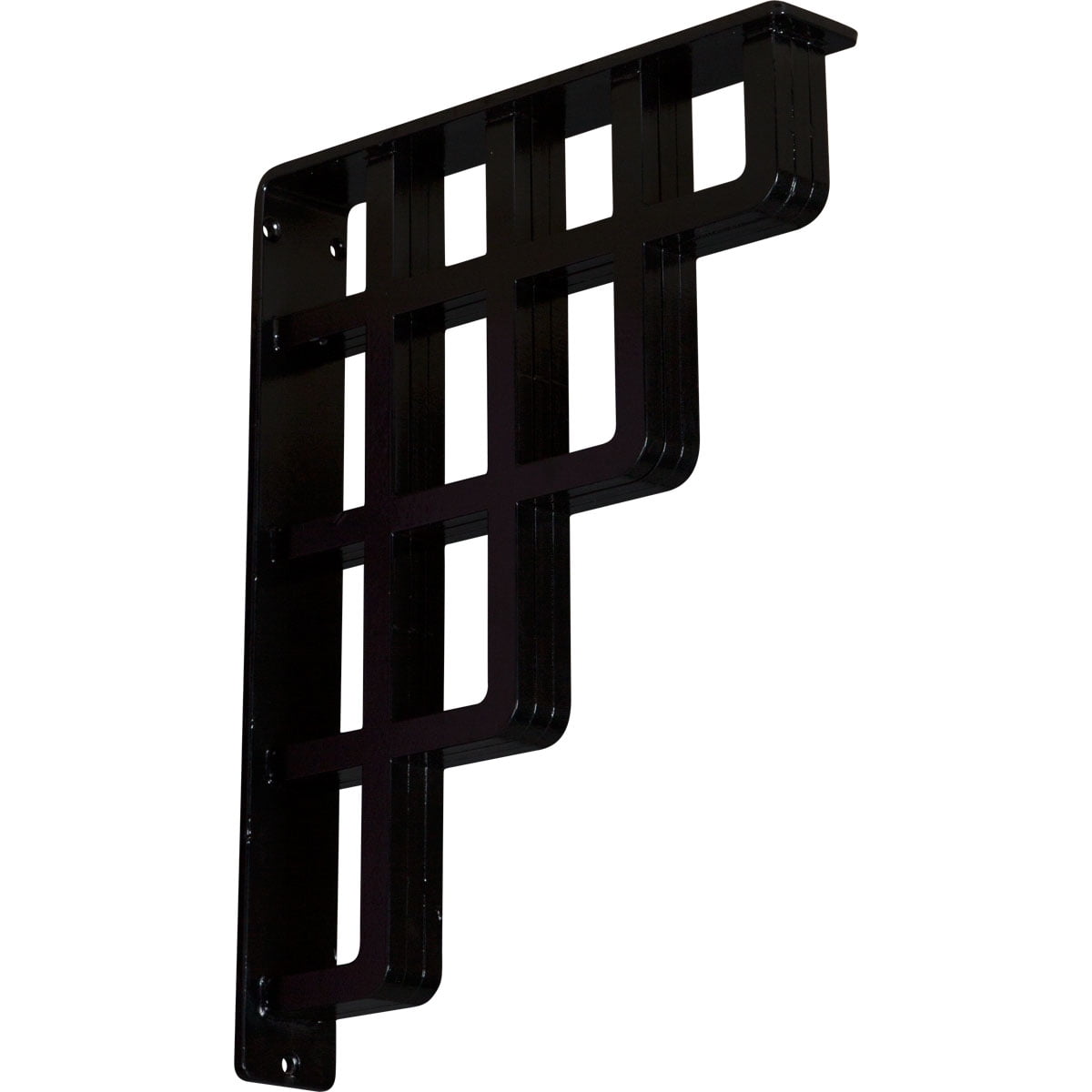 Ekena Millwork 2"W x 12"D x 15"H Diane Wrought Iron Bracket, (Triple ...