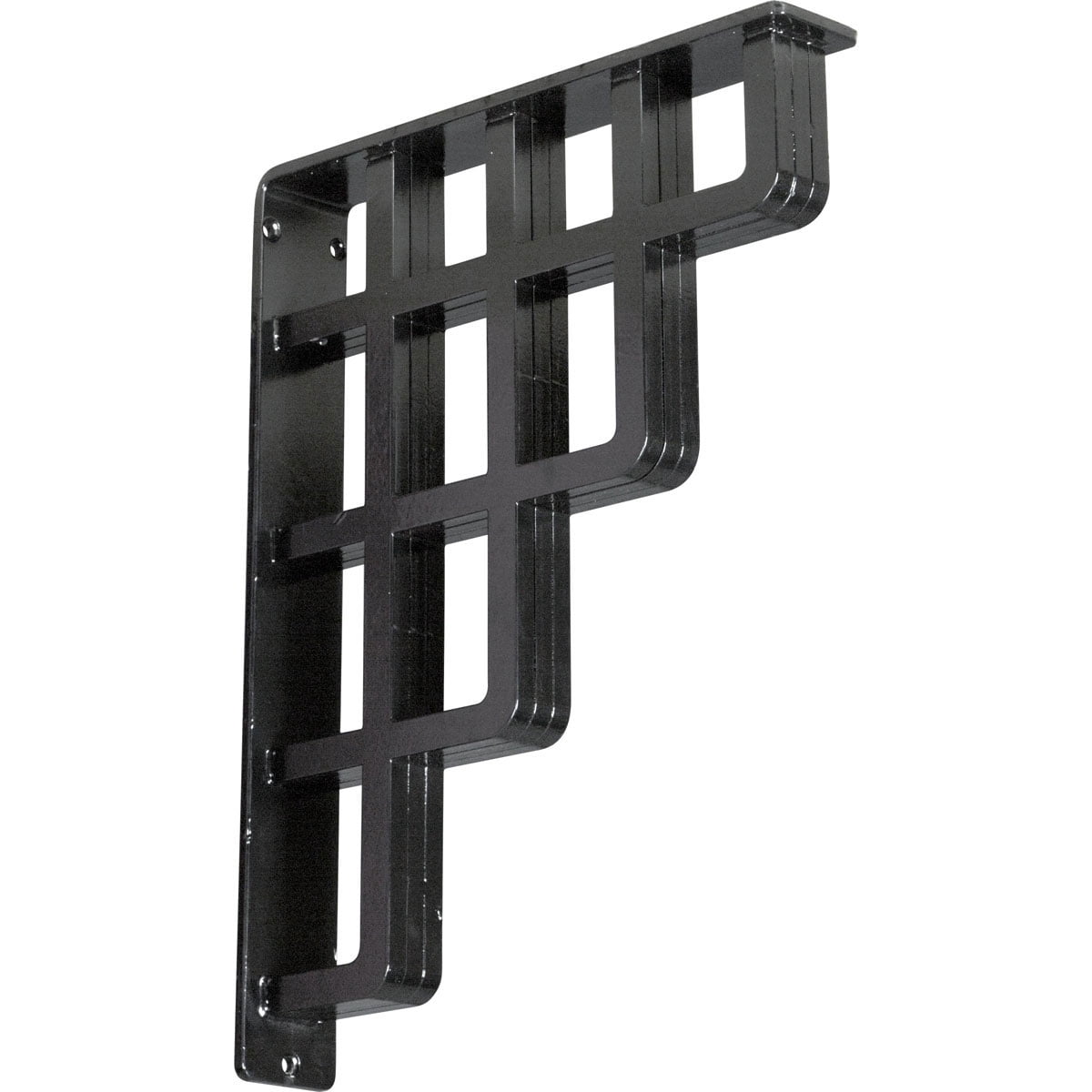 Ekena Millwork 2"W x 12"D x 15"H Diane Wrought Iron Bracket, (Triple ...