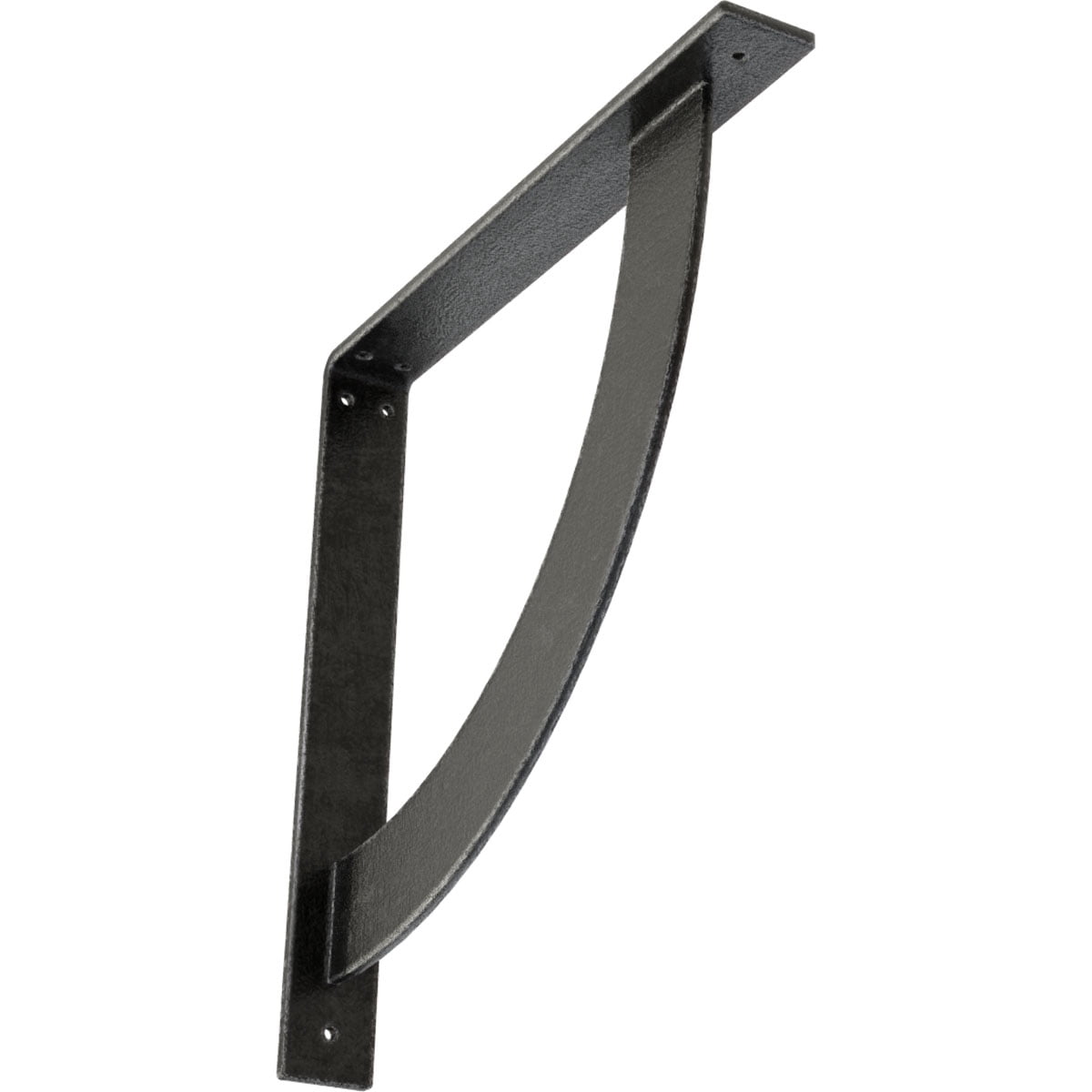 Ekena Millwork 2"W x 16"D x 16"H Bulwark Steel Bracket, Antiqued Pewter ...