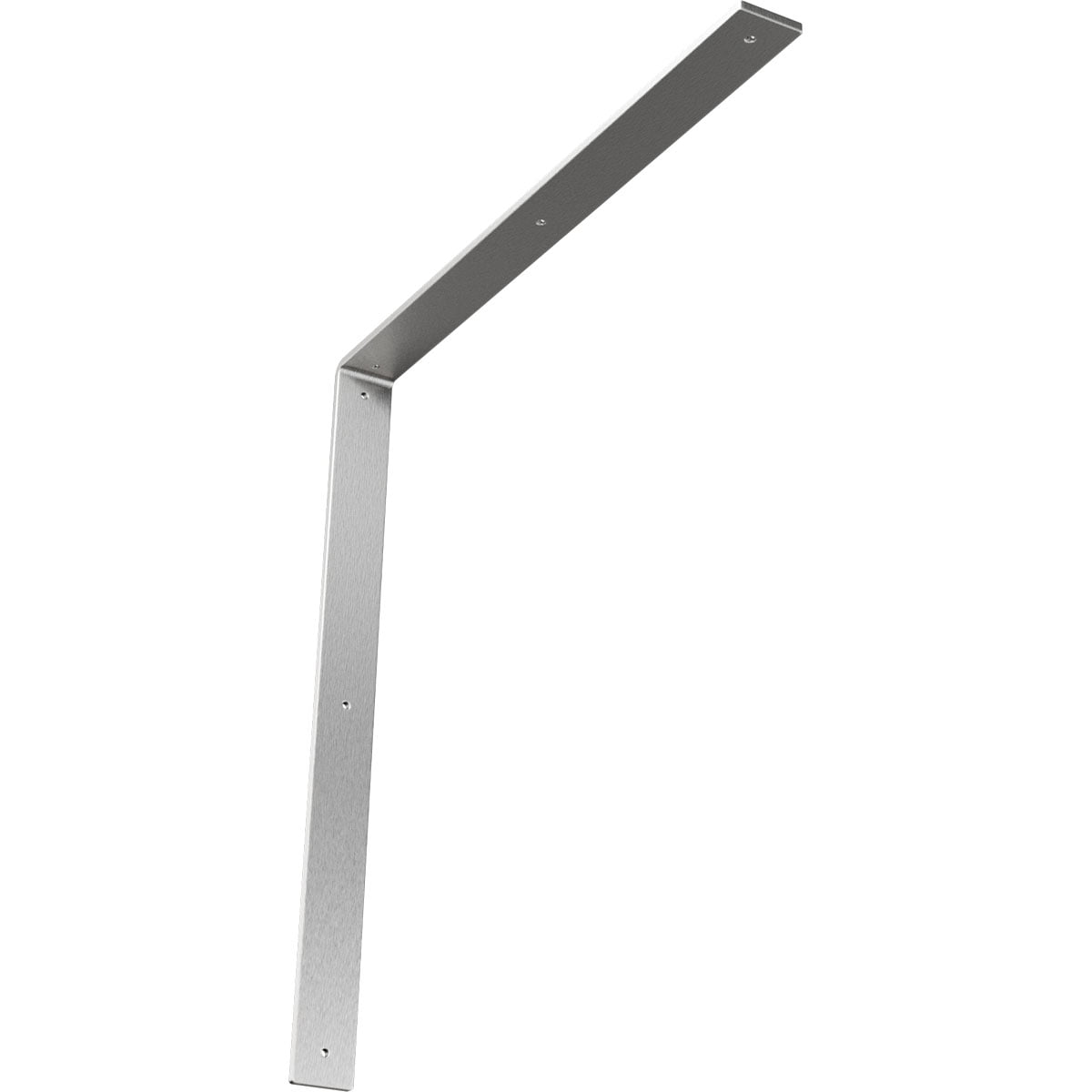 Ekena Millwork 2"W x 24"D x 24"H Hamilton Steel Bracket, Stainless ...