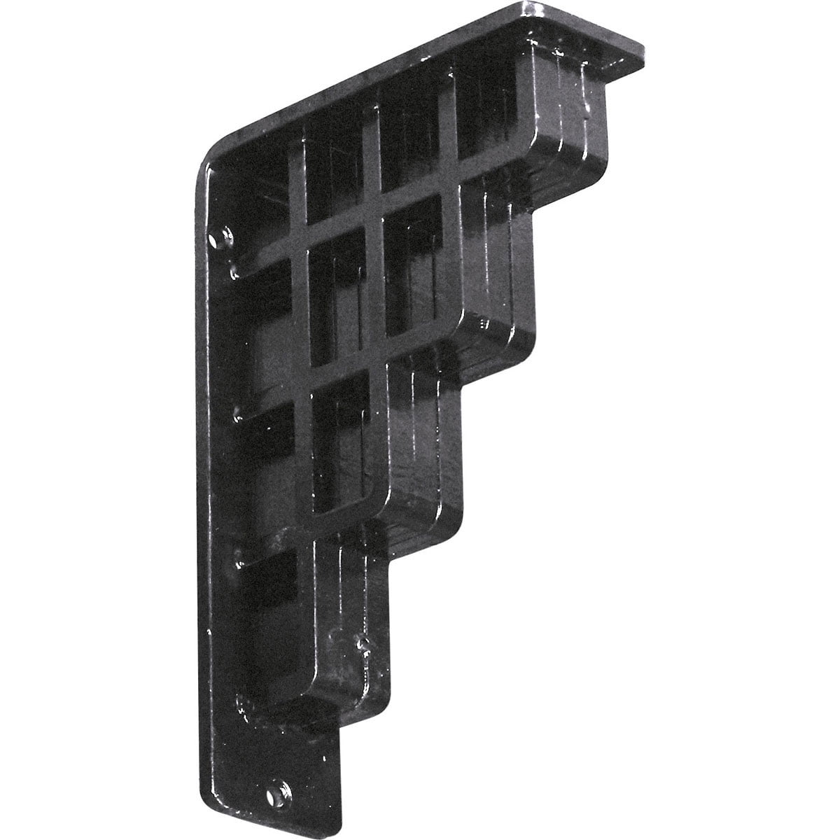 Ekena Millwork 2"W x 5 1/2"D x 8"H Diane Wrought Iron Bracket, (Triple ...