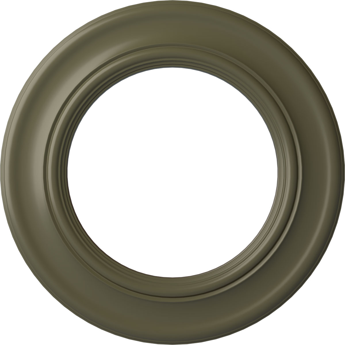 Ekena Millwork 20 7/8"OD x 12 7/8"ID x 1"P Holmdel Ceiling Medallion ...