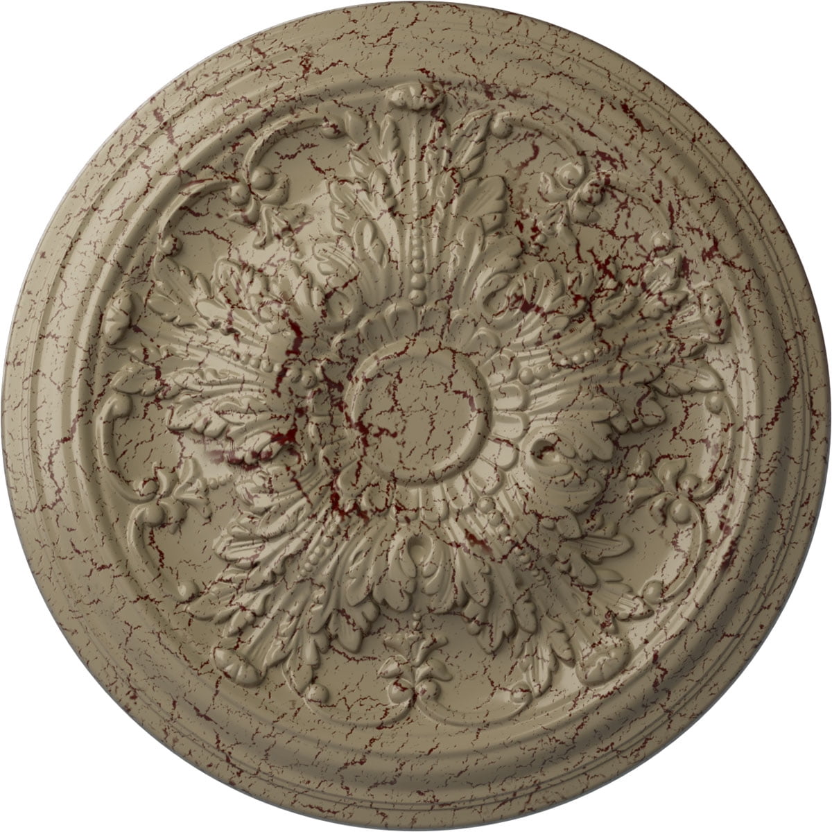 Ekena Millwork 20"OD x 1 1/2"P Damon Ceiling Medallion (Fits Canopies ...
