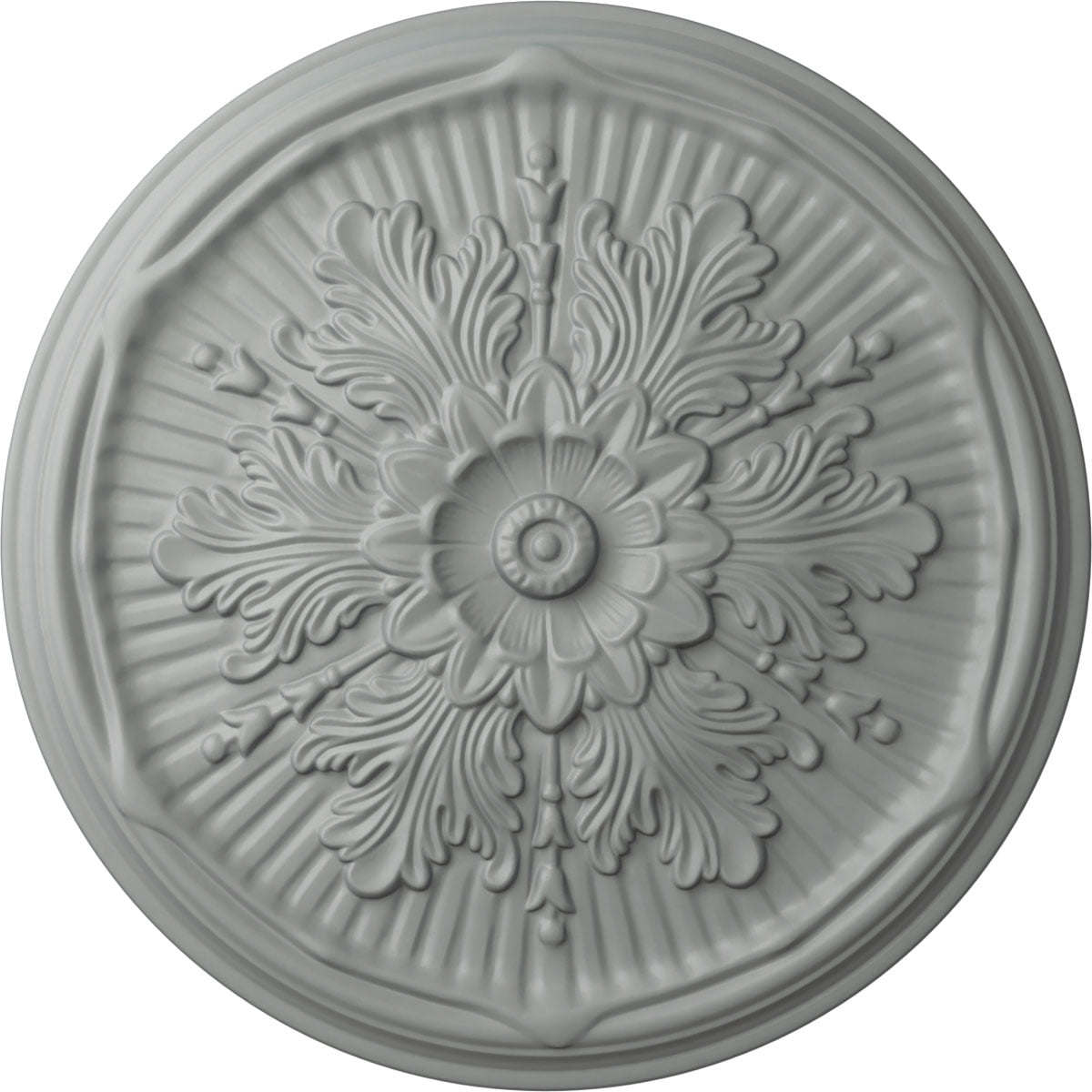 Ekena Millwork 21"OD x 2"P Luton Ceiling Medallion (Fits Canopies up to ...