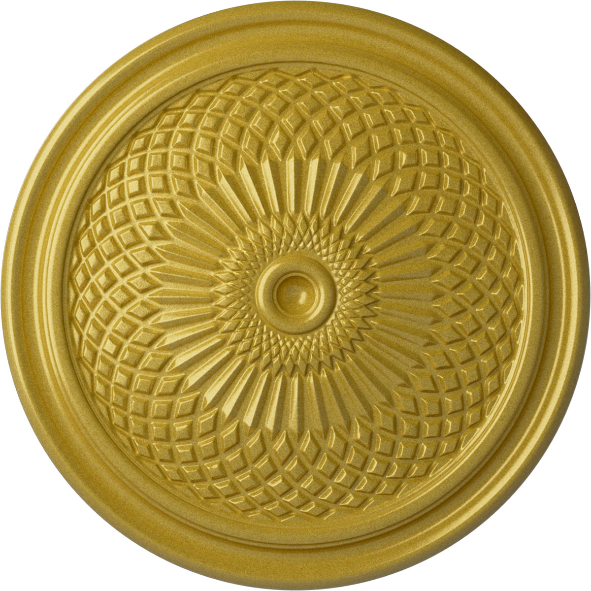 Ekena Millwork 22 OD X 1 3 4 P Trinity Ceiling Medallion Fits Canopies Ekena Millwork 22 OD X 1 3 4 P Trinity Ceiling Medallion Fits Canopies