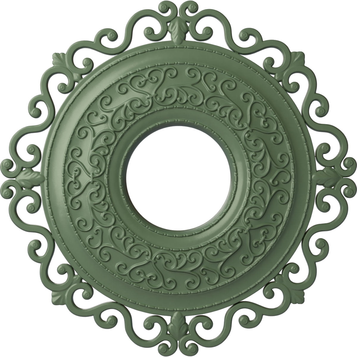 Ekena Millwork 22"OD x 6 1/4"ID x 1 3/4"P Orrington Ceiling Medallion ...