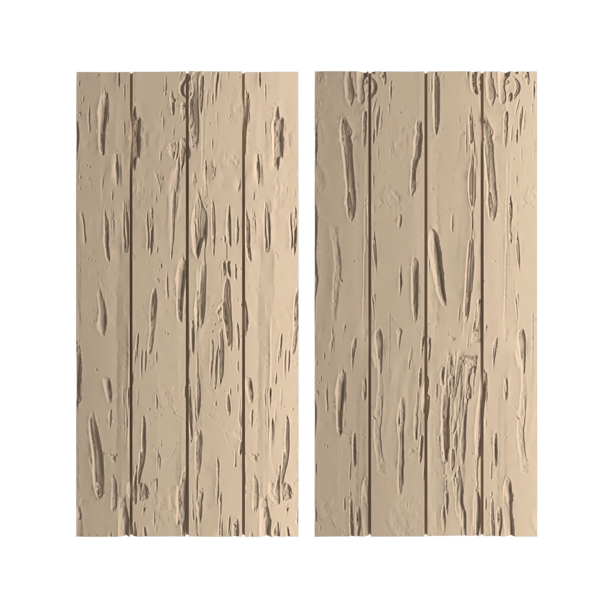Ekena Millwork 22"W x 50"H Rustic Four Board Joined Board-n-Batten ...