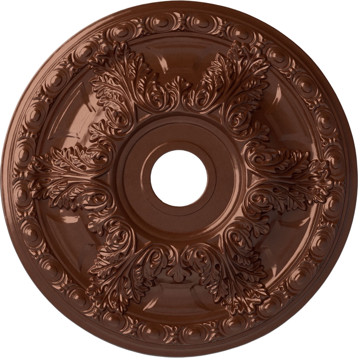 Ekena Millwork 23 3/8"OD x 3 5/8"ID x 2 1/2"P Granada Ceiling Medallion ...