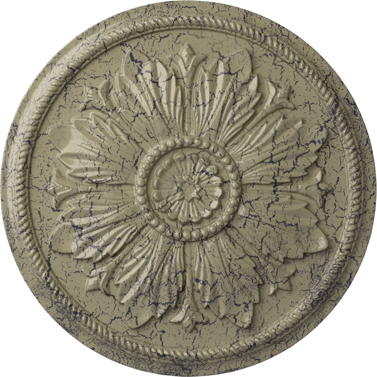 Ekena Millwork 23 5/8"OD x 1 1/2"P Kaya Ceiling Medallion (Fits ...