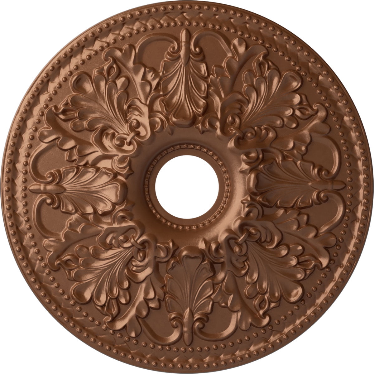 Ekena Millwork 23 7/8"OD x 4"ID x 2 1/8"P Ashley Ceiling Medallion ...