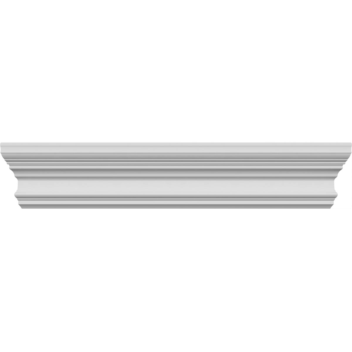 Ekena Millwork 24" Bottom Width x 27 1/4" Top Width x 5 1/2"H x 1/2"P ...