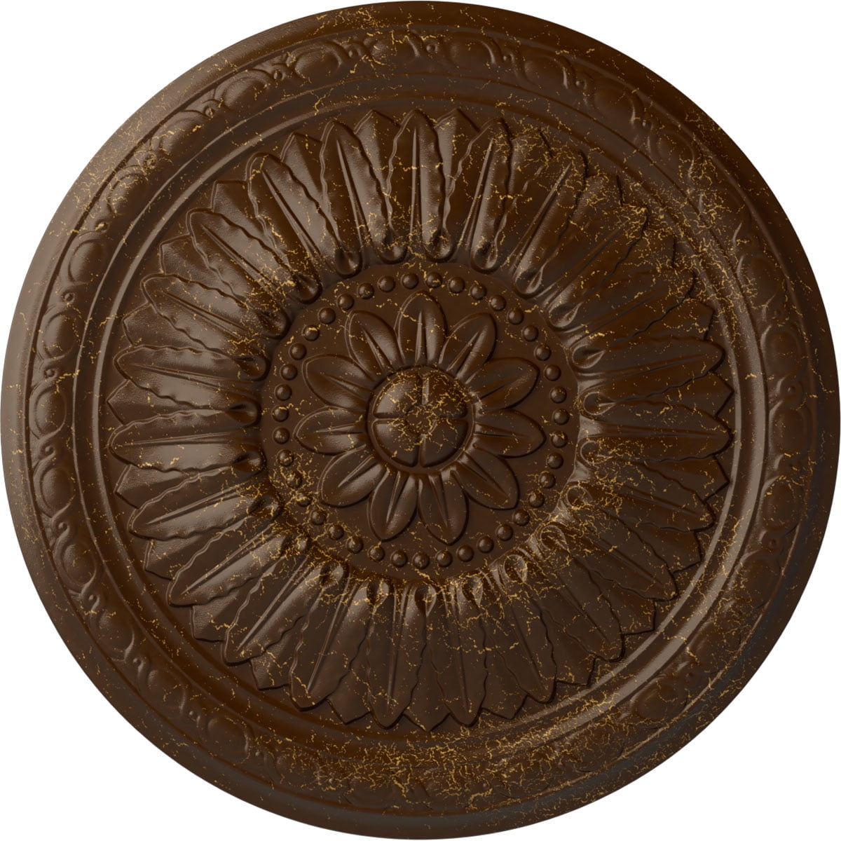 Ekena Millwork 24"OD x 1 5/8"P Temple Ceiling Medallion (Fits Canopies ...