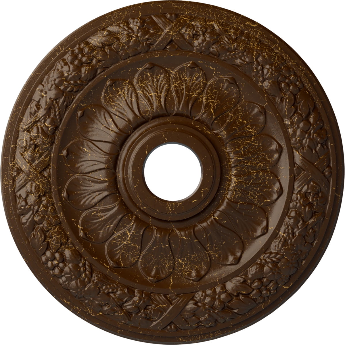 Ekena Millwork 24"OD x 4"ID x 1 1/2"P Swindon Ceiling Medallion (Fits ...