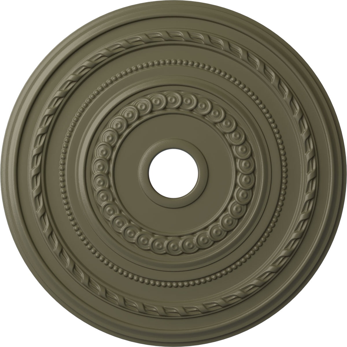 Ekena Millwork 25 3/8"OD x 3 3/8"ID x 1 3/8"P Cole Ceiling Medallion ...