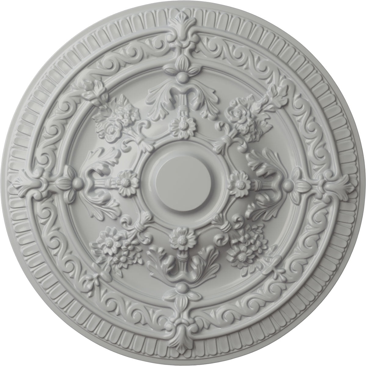 Ekena Millwork 26"OD x 3"P Vincent Ceiling Medallion (Fits Canopies up ...