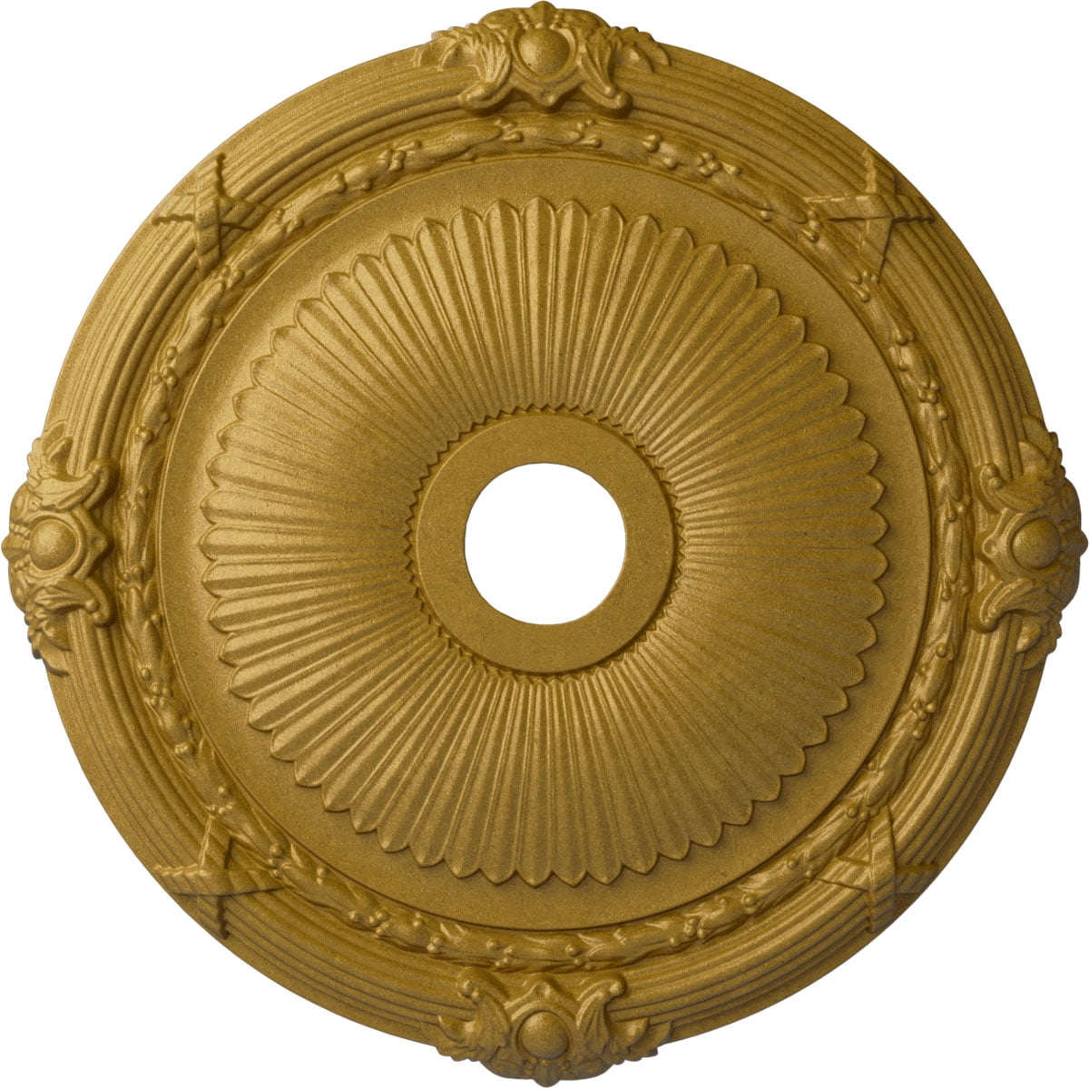 Ekena Millwork 27 1/2"OD x 3 7/8"ID x 2 1/4"P Heaton Ceiling Medallion ...