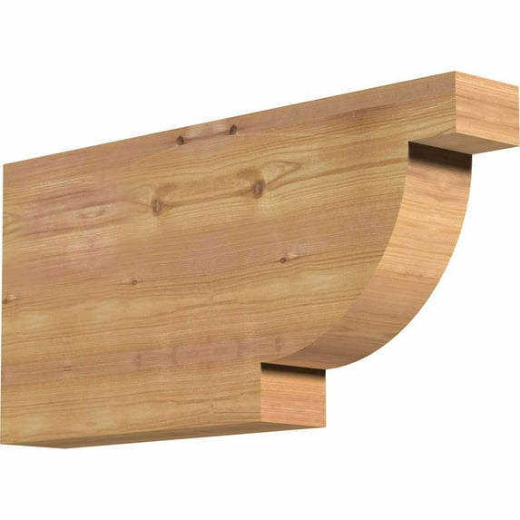 Ekena Millwork 3 1/2"W x 12"H x 24"L Alpine Smooth Rafter Tail, Western ...
