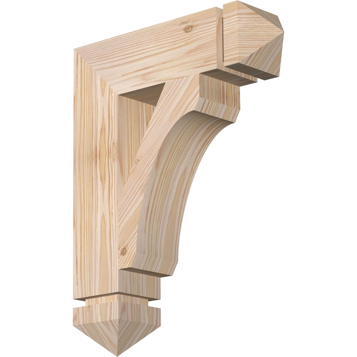 Ekena Millwork 3 1/2"W x 14"D x 18"H Legacy Arts & Crafts Smooth ...