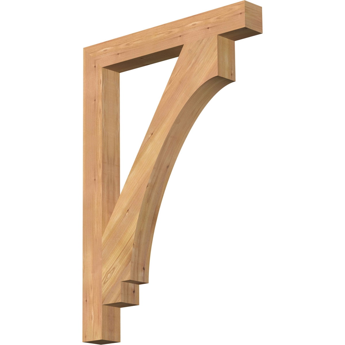 Ekena Millwork 3 1/2"W x 28"D x 40"H Imperial Block Smooth Bracket ...